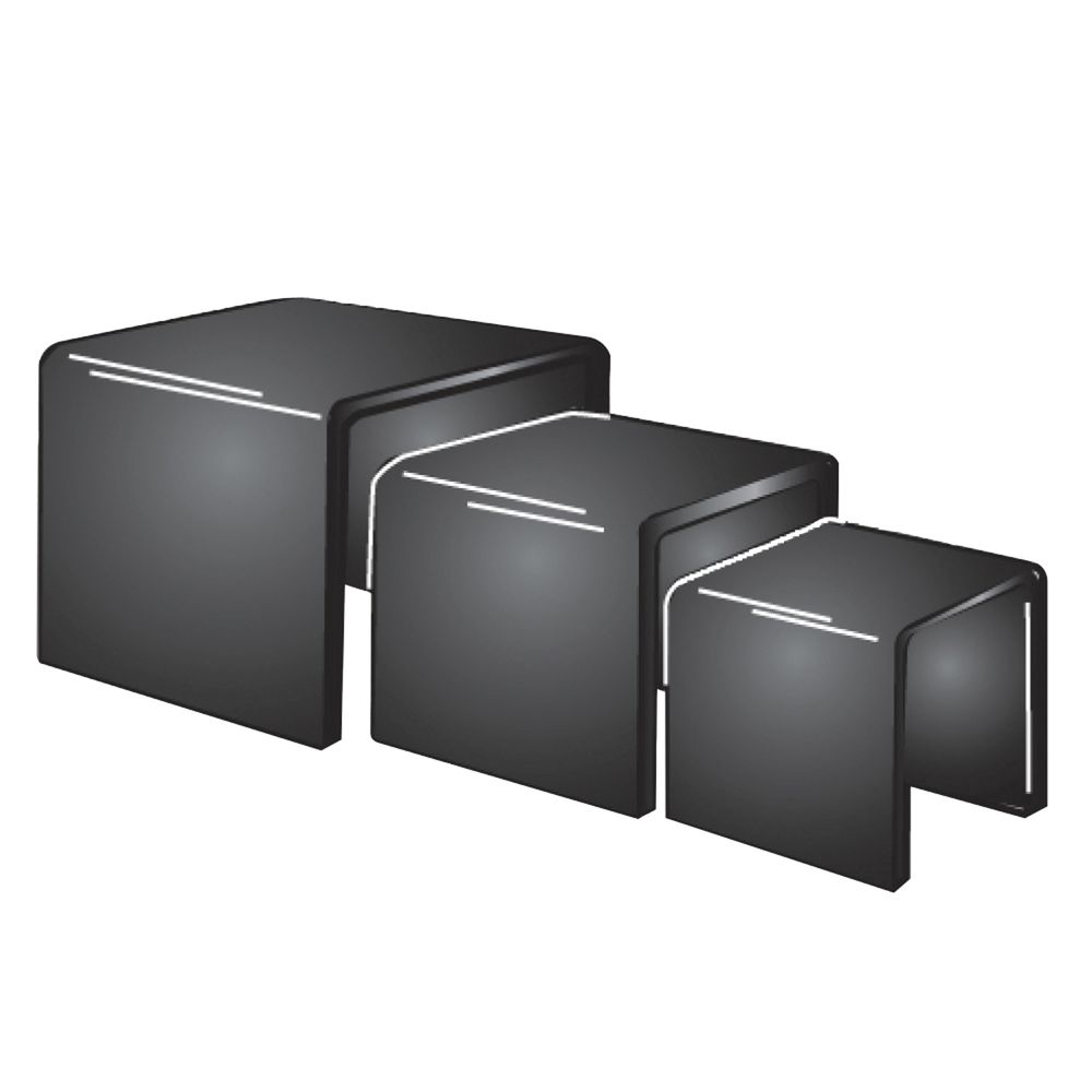 Black Acrylic Display Riser