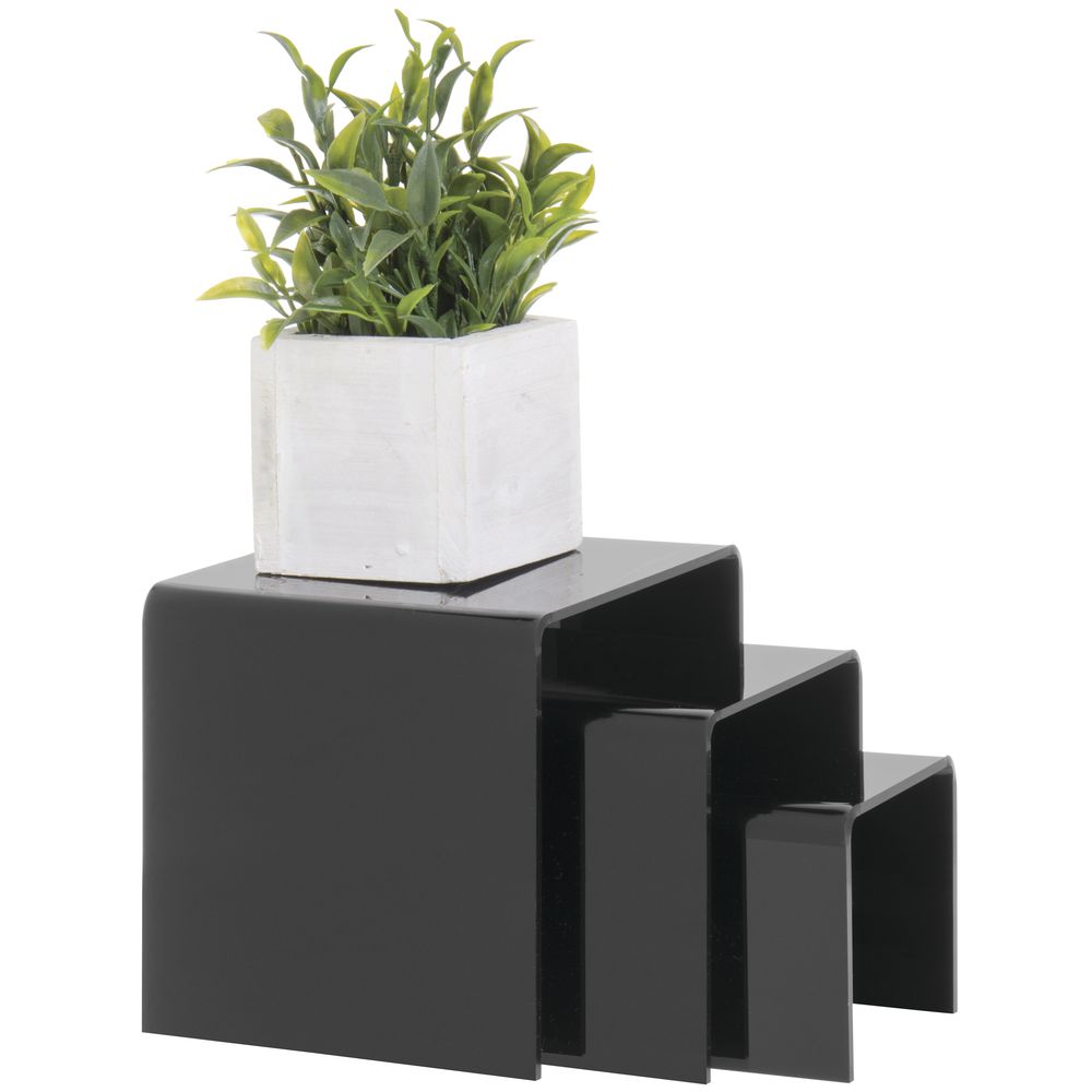 Black Acrylic Display Riser