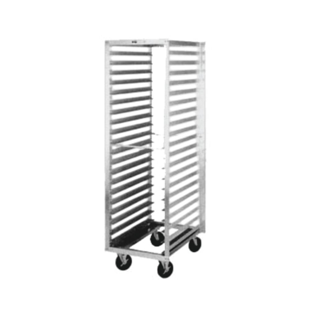 Metro RD13N Mobile Aluminum Bun Pan Rack, 40-Pan Capacity - 26 1/2"L x ...