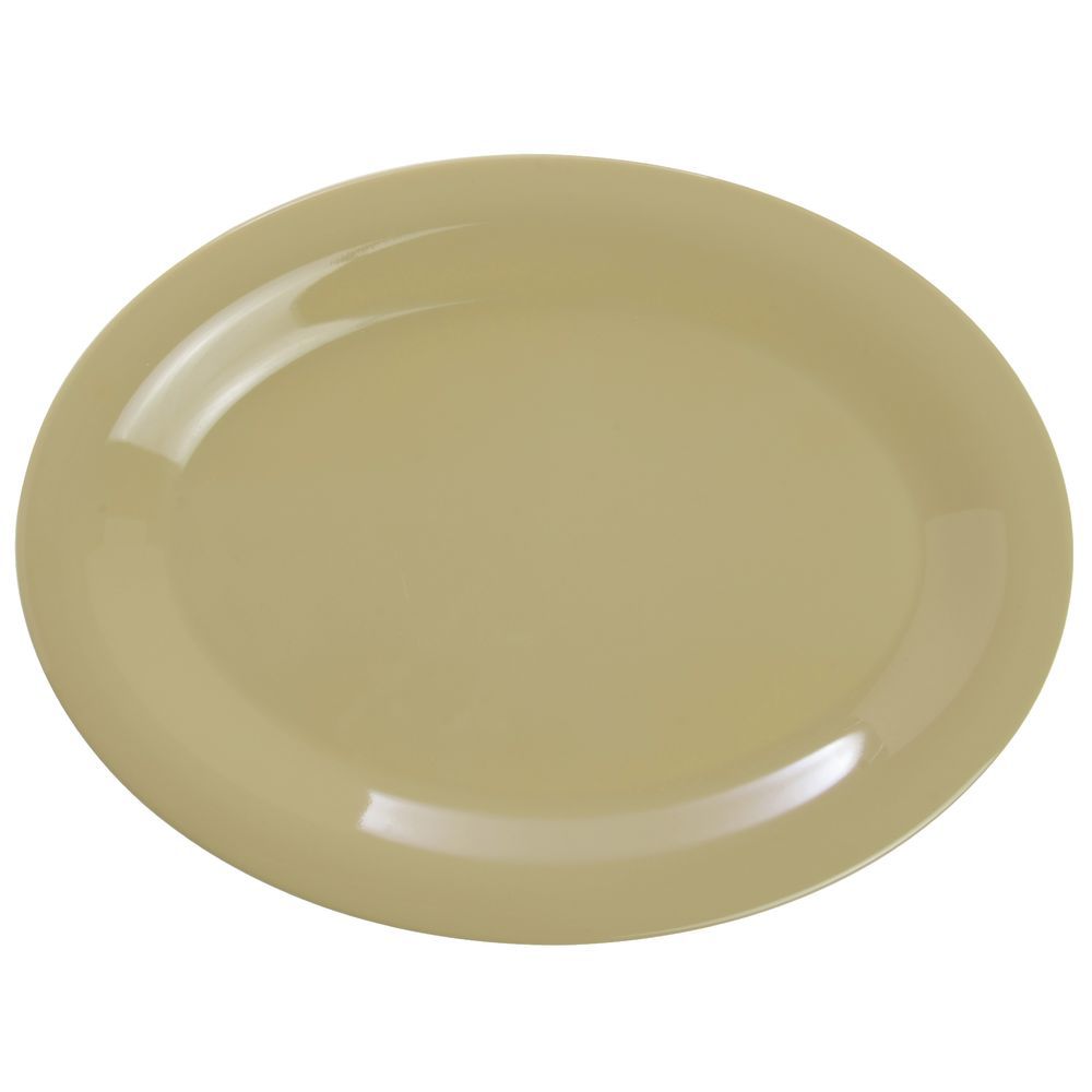G.E.T Diamond Harvest™ Squash Melamine Oval Platter - 12"L x 9"W