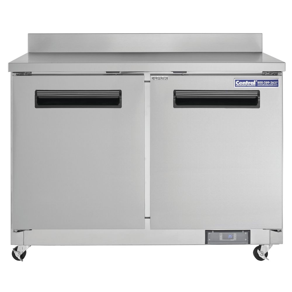 Central Exclusive 69K-091 Commercial Worktop Refrigerator, Double Door ...