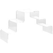 Double Stairway Acrylic Step Display