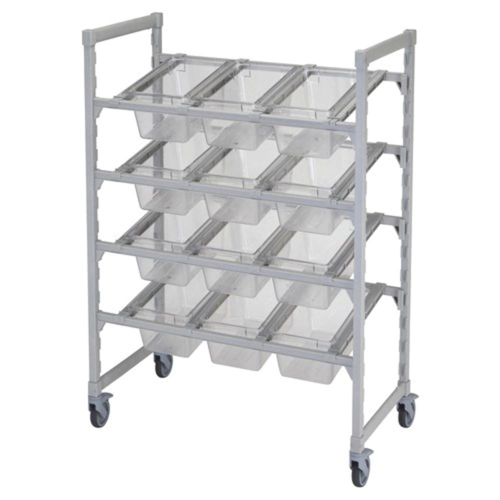 Cambro CPM244867FX1480 Four-Tier Flex Cart
