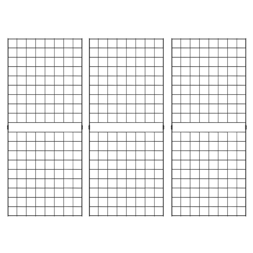 Portable Grid Panels - 2x7, Black