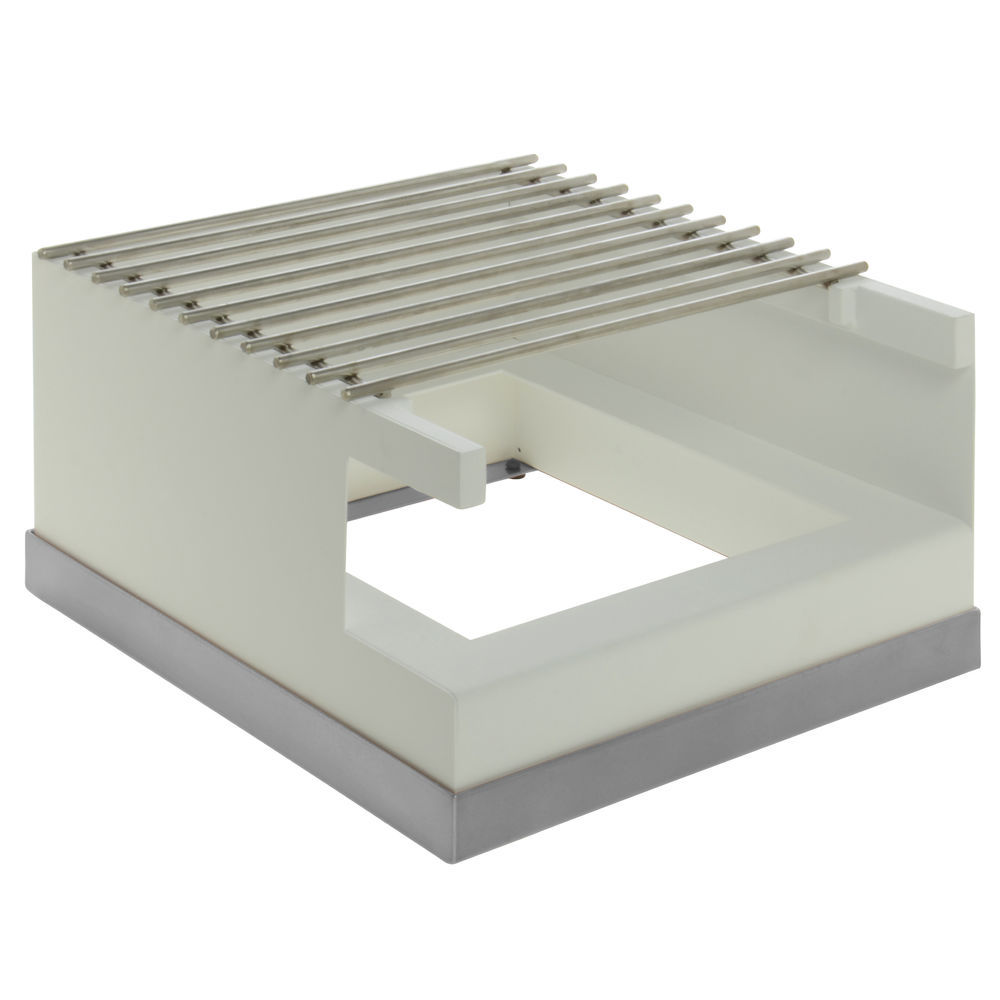 Cal-Mil Luxe Collection White Metal with Silver Accents Butane Burner ...