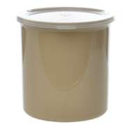 Carlisle Classic Crock™ 1 1/5 qt Beige Plastic Crock - 5"Dia x 5 1/4"H