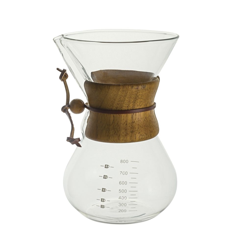 COFFEE MAKER, GLASS, CLEAR, 27OZ