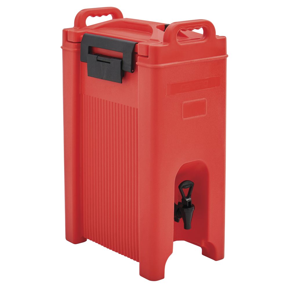 CenPro 29A-156 5-Gallon Red Insulated Beverage Dispenser - 17"L x 10-1/ ...