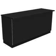 ADA Compliant Black Wrap Counter, 70"W x 24"D