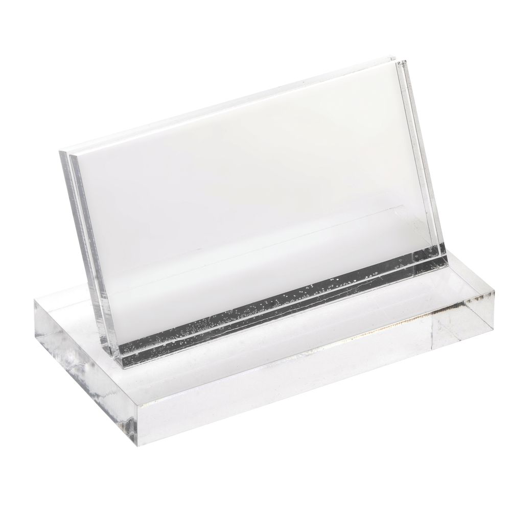 R-Line Slant 3 1/2"W x 2"H Premium Acrylic Sign Holder