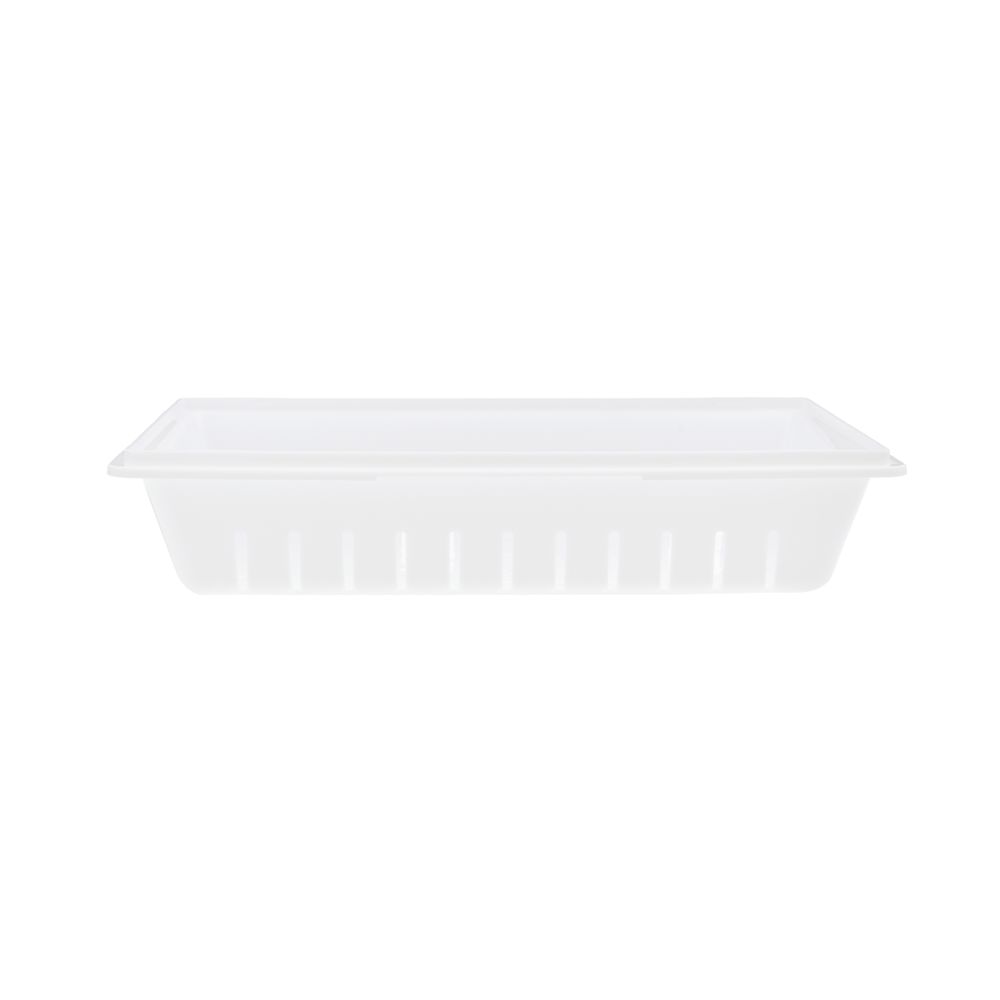 HUBERT® Plastic Drain Tray For 8, 12, And 16 Gal Food Box, Translucent ...