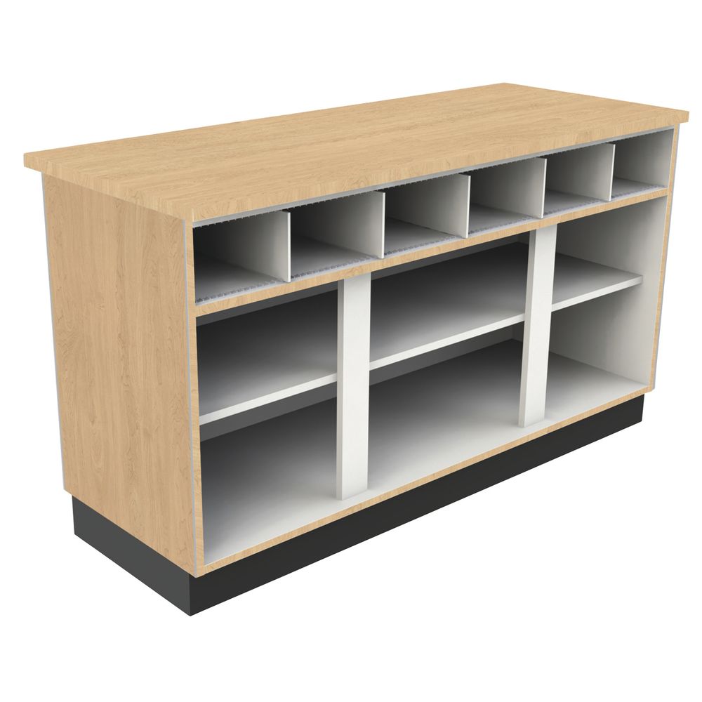 ADA Compliant Maple Wrap Counter, 60"W x 24"D