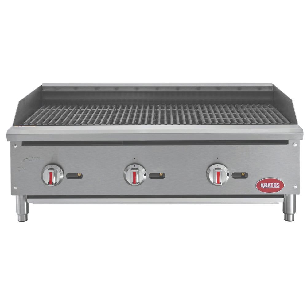 Kratos 29Y-002 36" Commercial Restaurant Gas Countertop Radiant ...