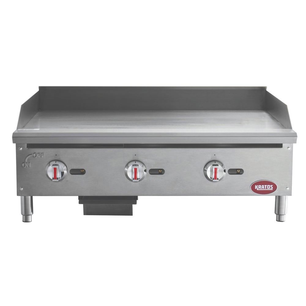 Kratos 29Y-005 Commercial Restaurant Gas Countertop Griddle - 36"W x 29 ...