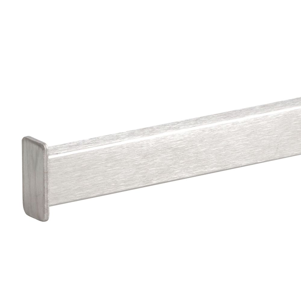 End Cap for Satin Rectangular Tubing Hangrail