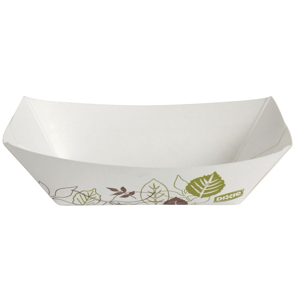 Dixie RP2008 Red Plaid Tray, 2 lb. - 5"L x 6 69/100"W x 1 3/5"H