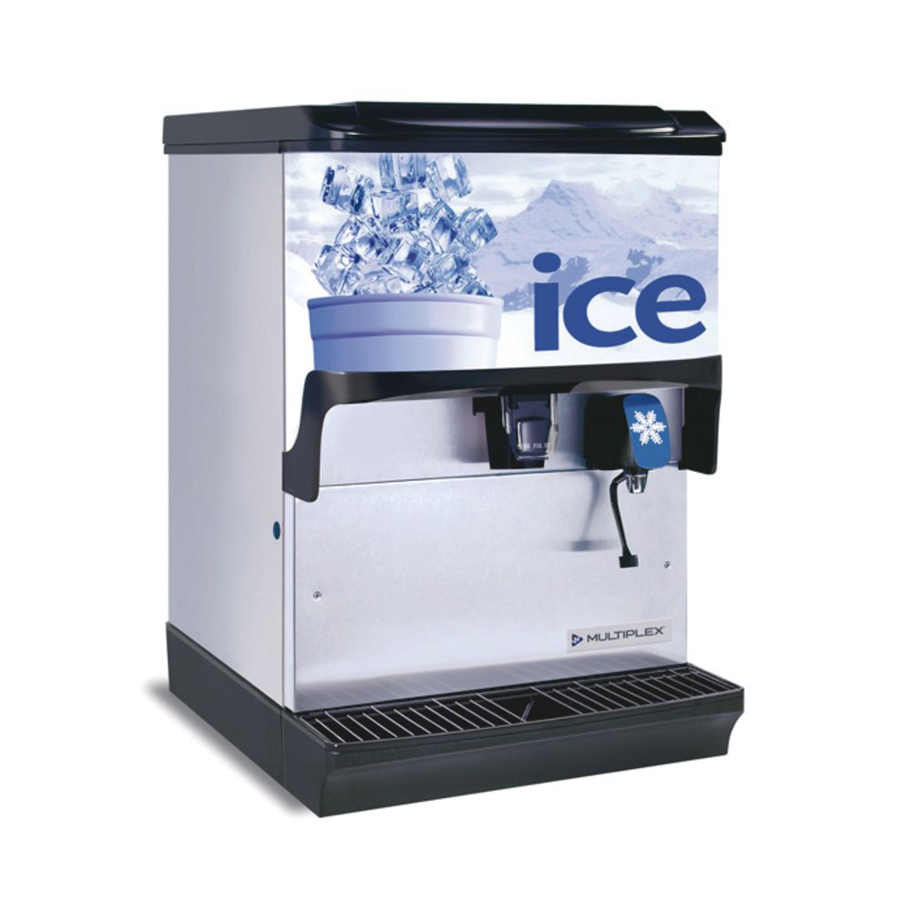 Servend 150 Ice Dispenser, 150 lb. Storage Capacity, 31 1/10"L x 23"W x ...
