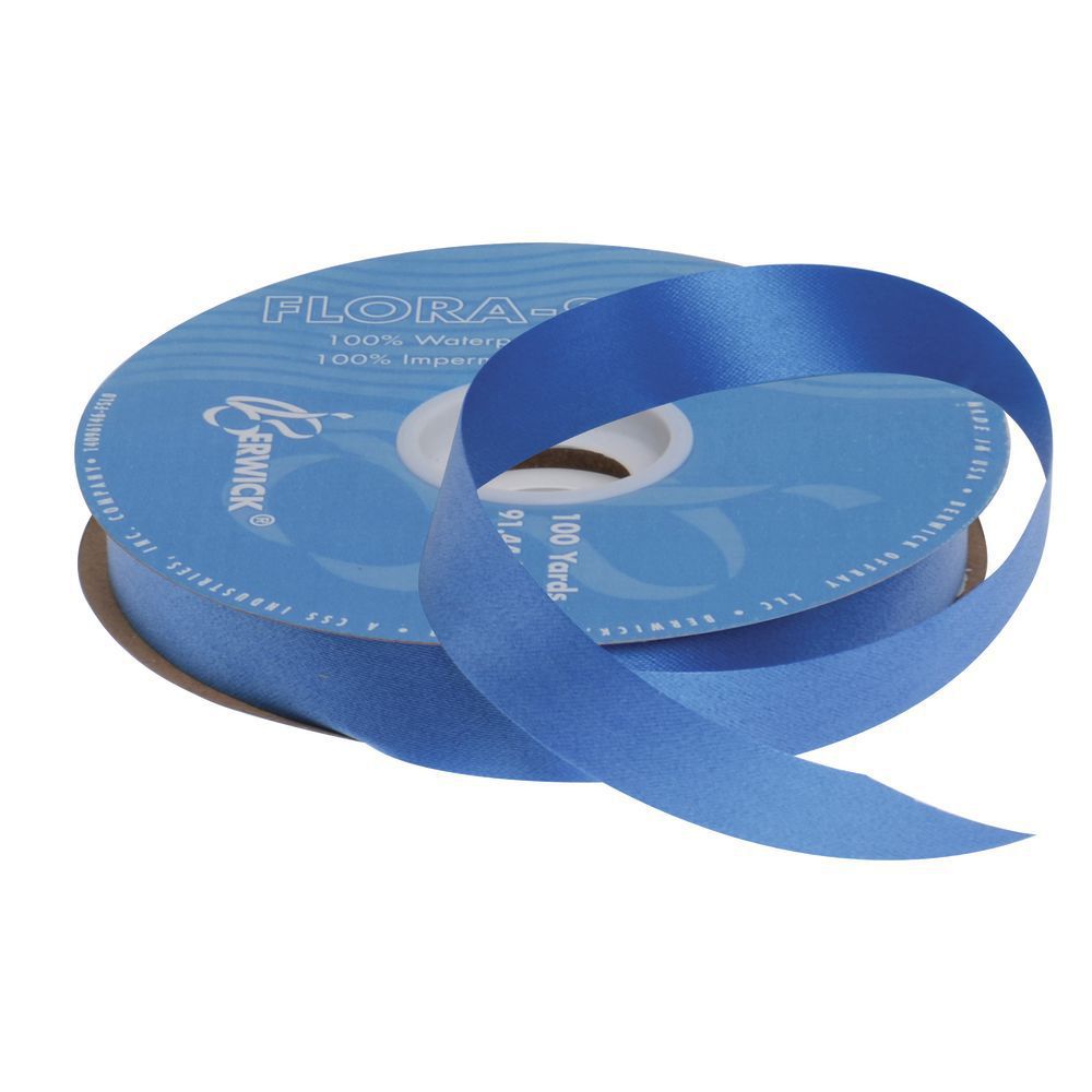 Flora-Satin® White Ribbon - 3/4"W x 100 yds