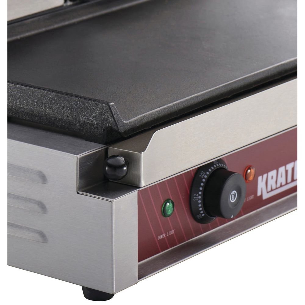 Kratos 29Y-024 Double Panini Sandwich Grill With Smooth Plates, 18-7/10 ...