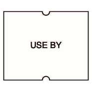 White 2-Line, 8 Character Dating and Coding Gun Labels Black Imprinted ...