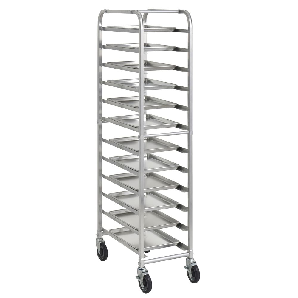 Kratos Aluminum End-Load Platter Rack - 15"W x 26"D x 67"H