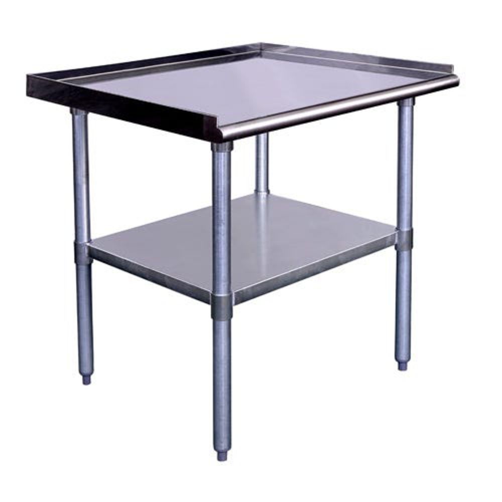 Kratos 28W-082 18-Gauge, 430 Stainless Steel Equipment Stand - 48"L x ...