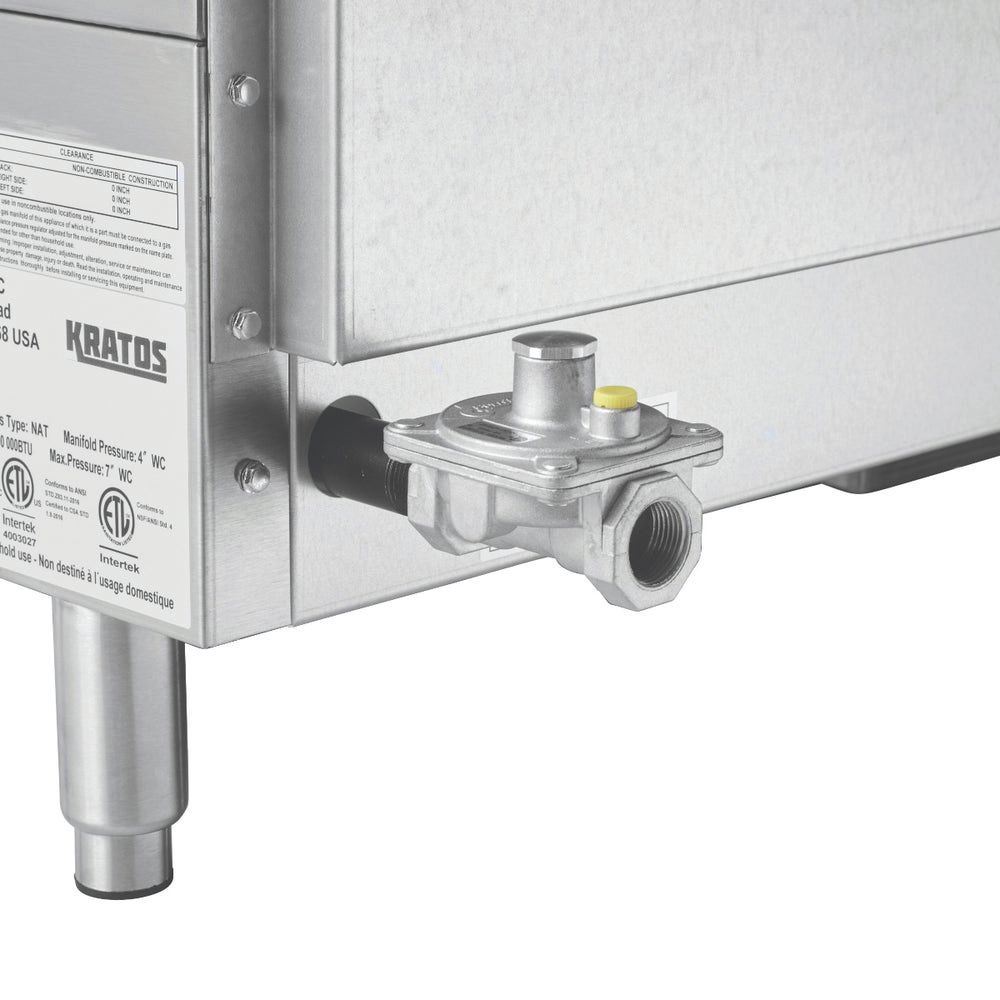 Kratos 29Y-008 Commercial Restaurant Gas Countertop Griddle, 3 Burners ...