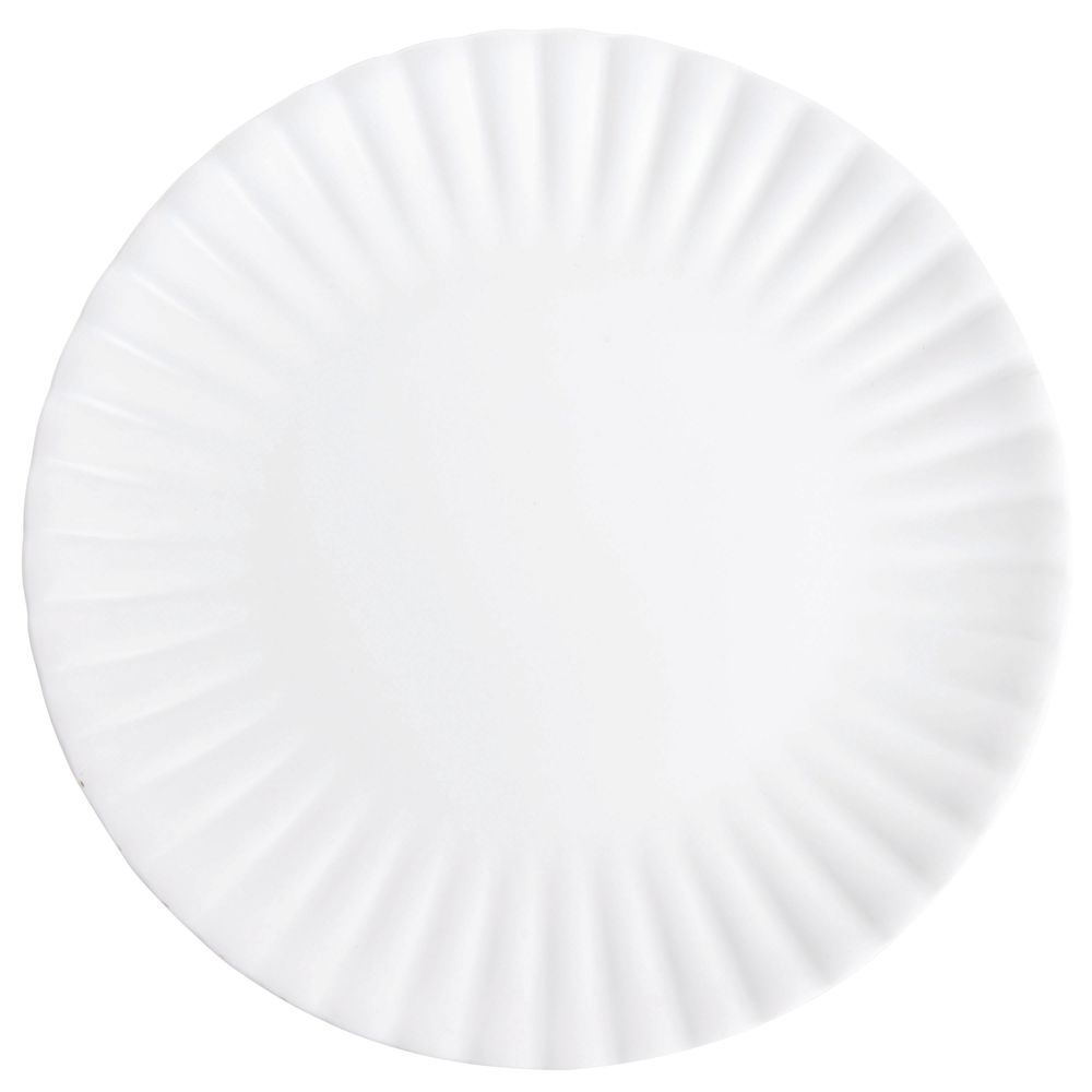 PLATE 10-7/8" PAPER PLATE LOOK MELAMINE