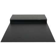 Expressly HUBERT® 2-Step Flat Black ABS Riser - 24"L x 29 3/4"W x 2 1/4"H