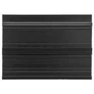 Black Plastic 2 Channel Tag With Adaptor Extension - 4"L x 2 1/2"H