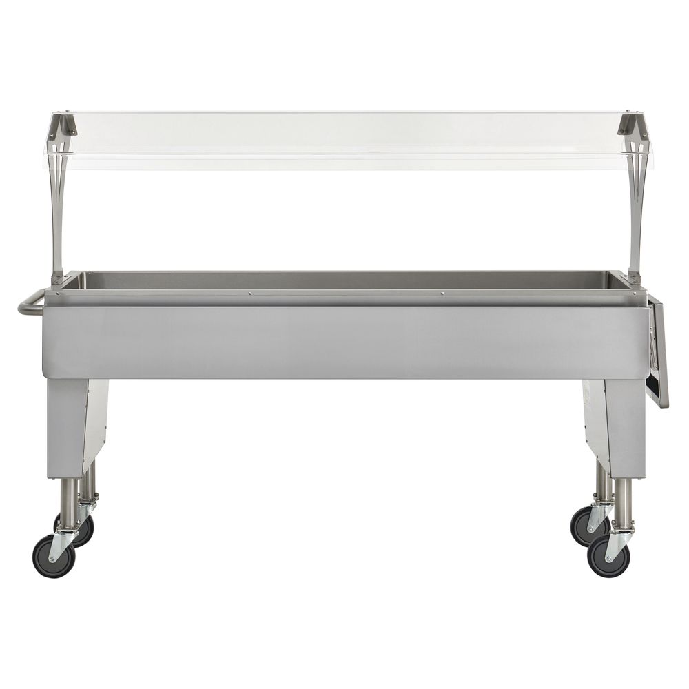 HUBERT® Adjustable Stainless Steel Salad Bar with 5-Pan Well - 83 7/10 ...