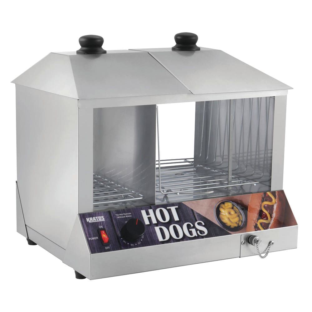 Kratos 29M-010 Hot Dog and Bun Steamer - 18 1/2"W x 14"D x 16"H