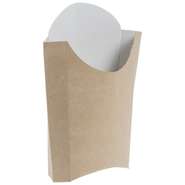 Packnwood Kraft Paper French Fry Pails - 5 5/16"L x 4 1/2"W x 7 1/8"H