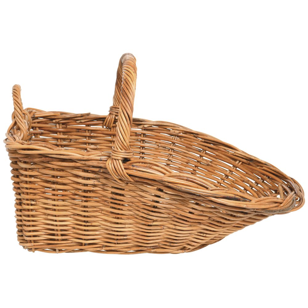 RATTAN, SCOOP BASKET, 24"X18"
