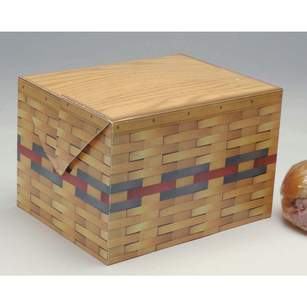 Indiana Carton 3811 Deli Basket 12 lb Carry Out Box - 9"L x 7"W x 6"D