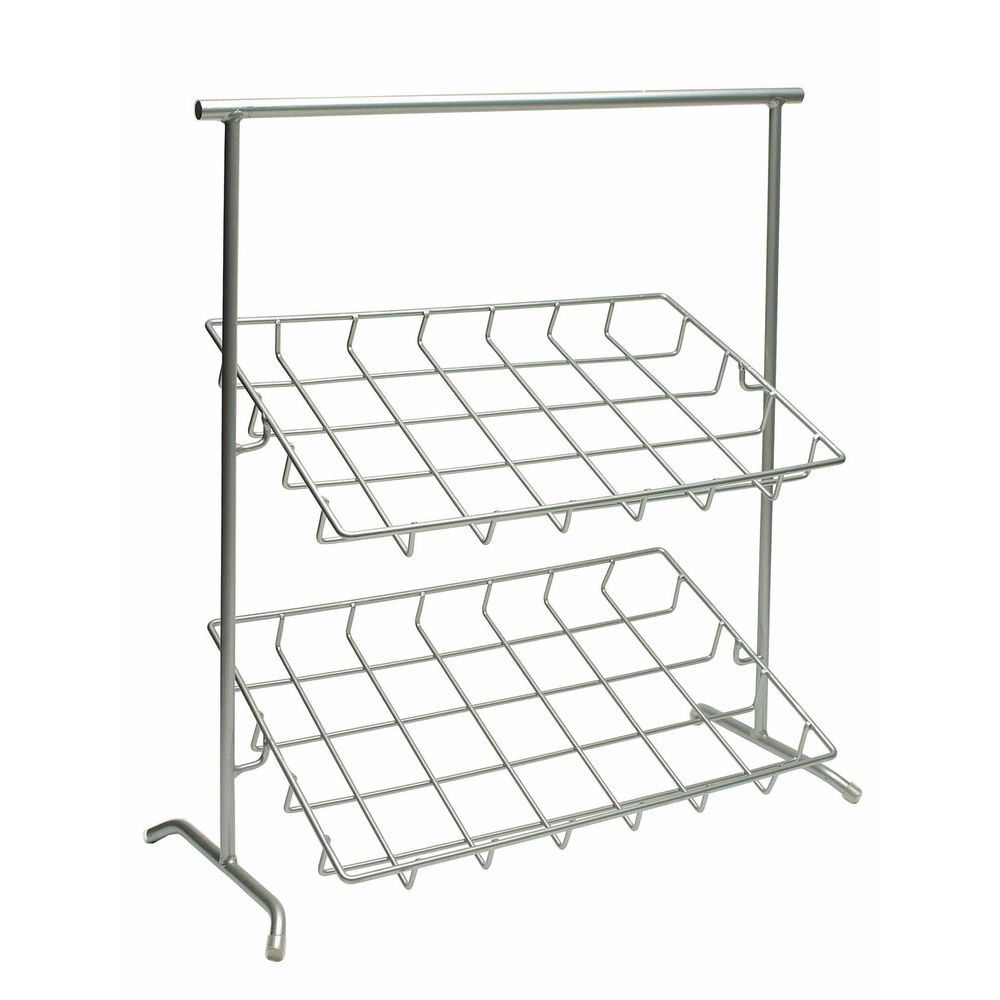 2 Tier Silver Wire Stand For Pitchers