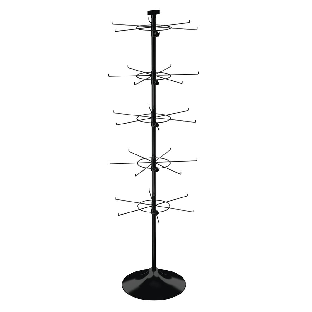 30 Hook Round Rotating Floor Display Rack
