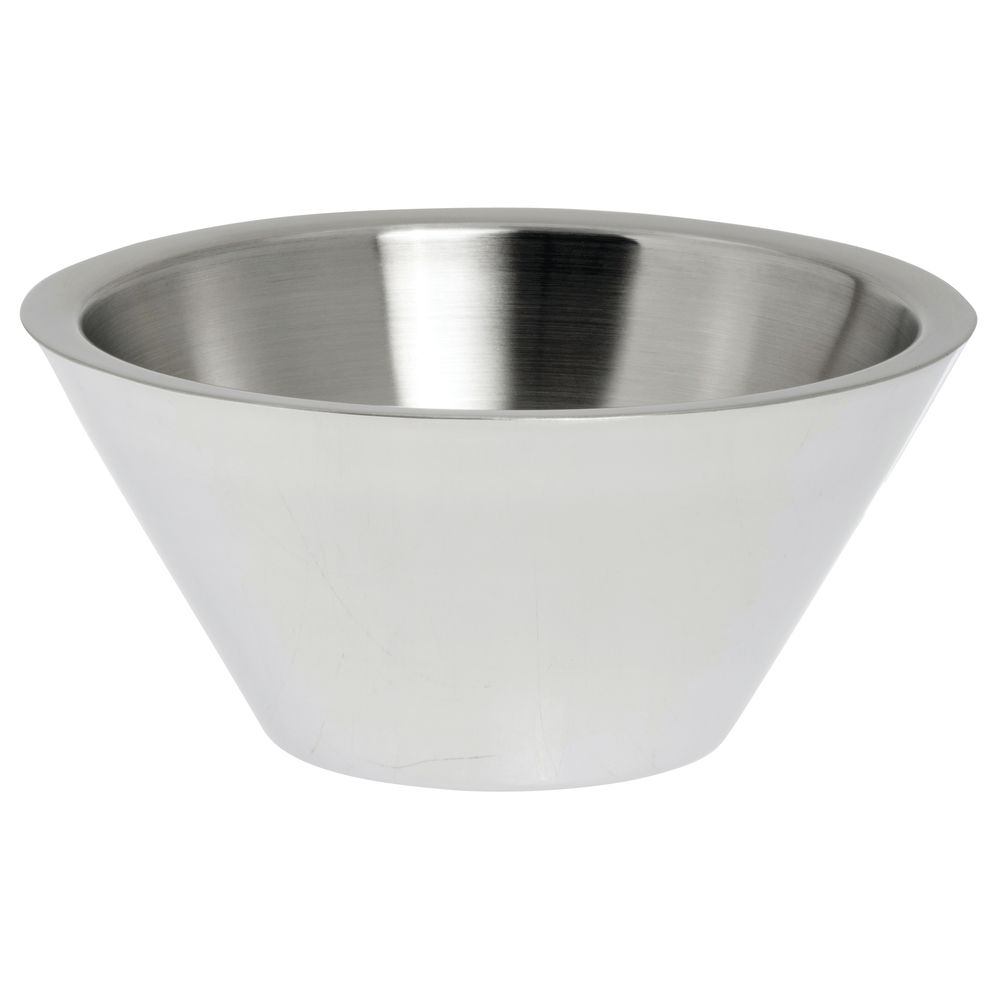American Metalcraft 20 1/2 qt Hammered Double-Wall Stainless Steel Bowl ...