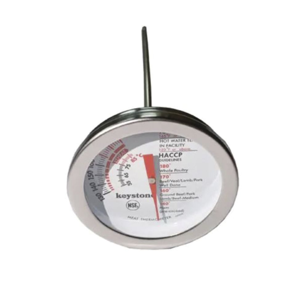 Keystone Dial Meat Thermometer - 2"Dia x 5"L