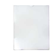 Clear Acrylic Wall Mount Sign Holder With Two 1" Velcro® Strips - 8 1/2 ...