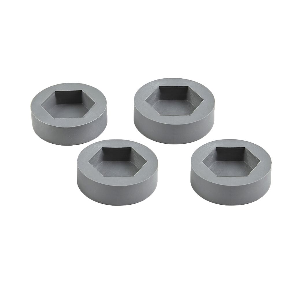 CenPro 30V-973 Floor Guide for CenPro Wire Shelving, Pack of Four, Grey