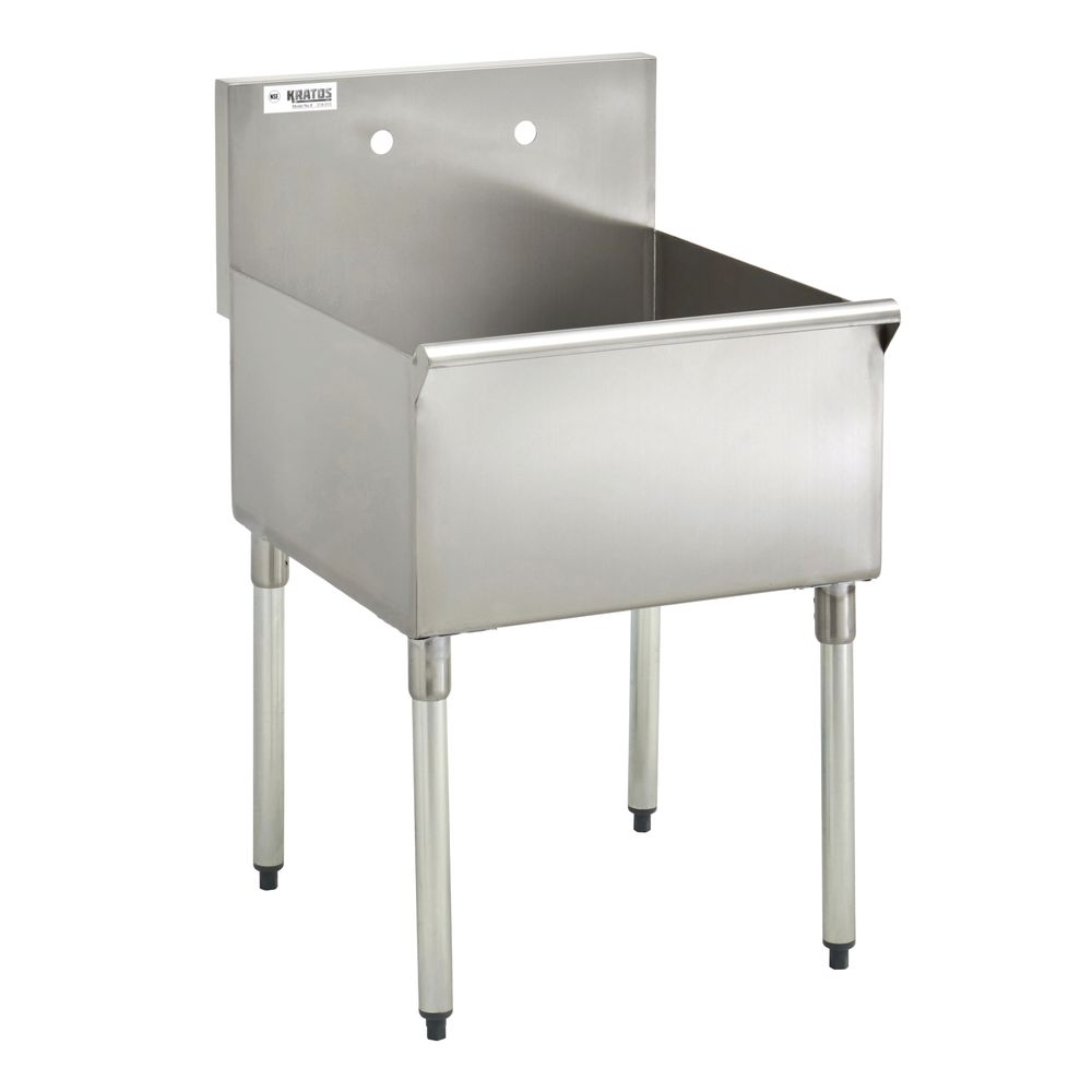 Kratos 31X-015 One Compartment Utility Sink - 24"W x 27-1/2"D x 41"H