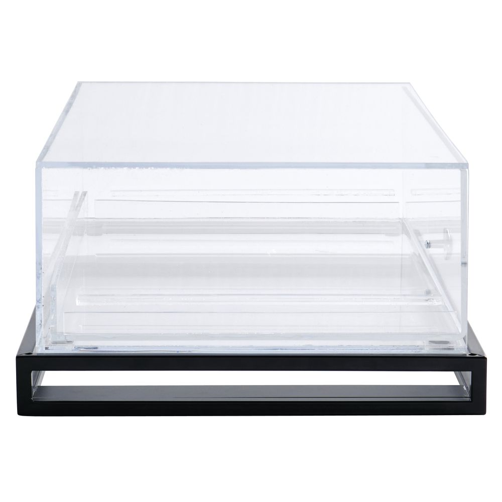 Expressly Hubert® Cerve Collection 1-Drawer Black Pastry Display With ...