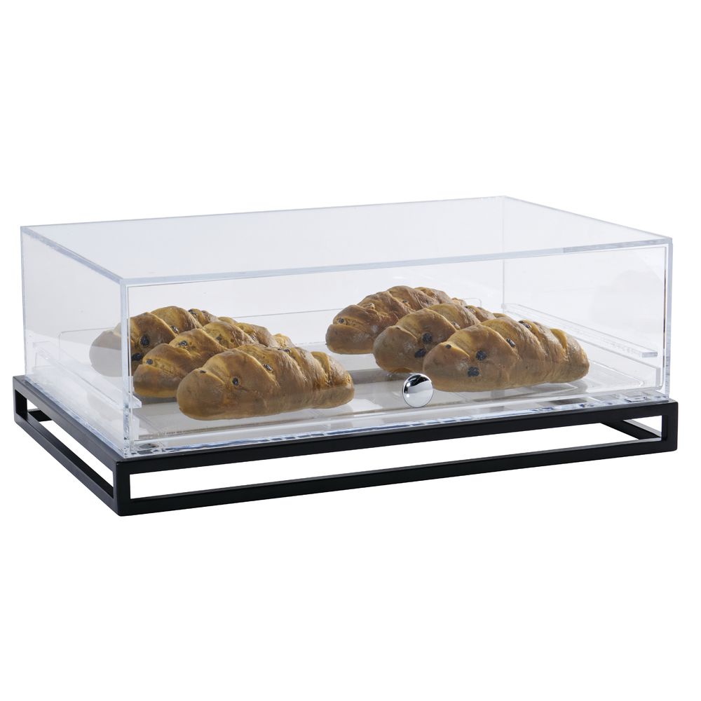 Expressly Hubert® Cerve Collection 1-Drawer Black Pastry Display With ...