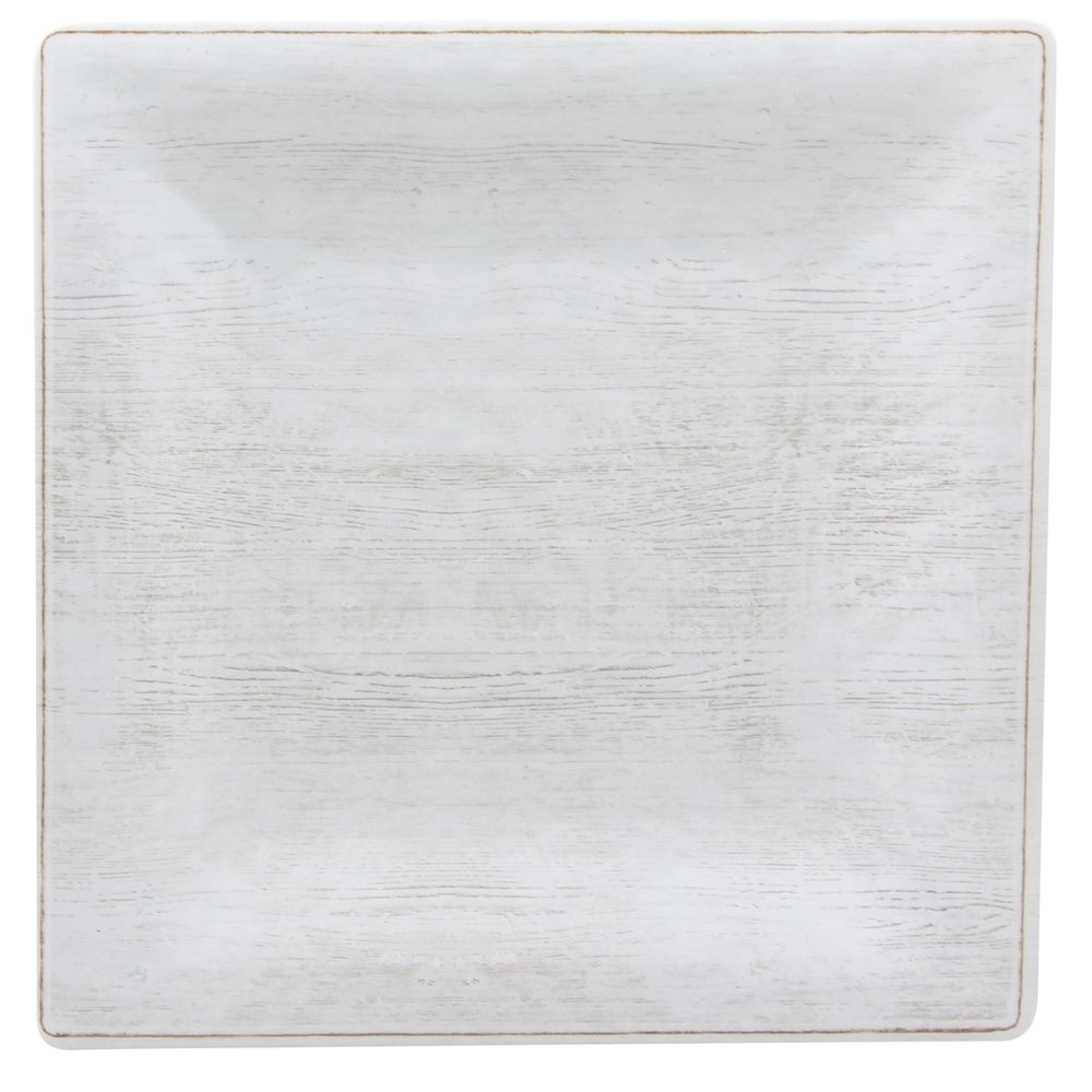 Carlisle® Grove Square Buff Melamine Dinner Plate - 10 1/2" Sq
