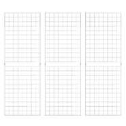 Portable Grid Panels - 2x6, Chrome