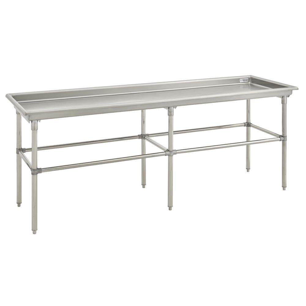 Kratos Stainless Steel 72"W x 30"D Sorting Table