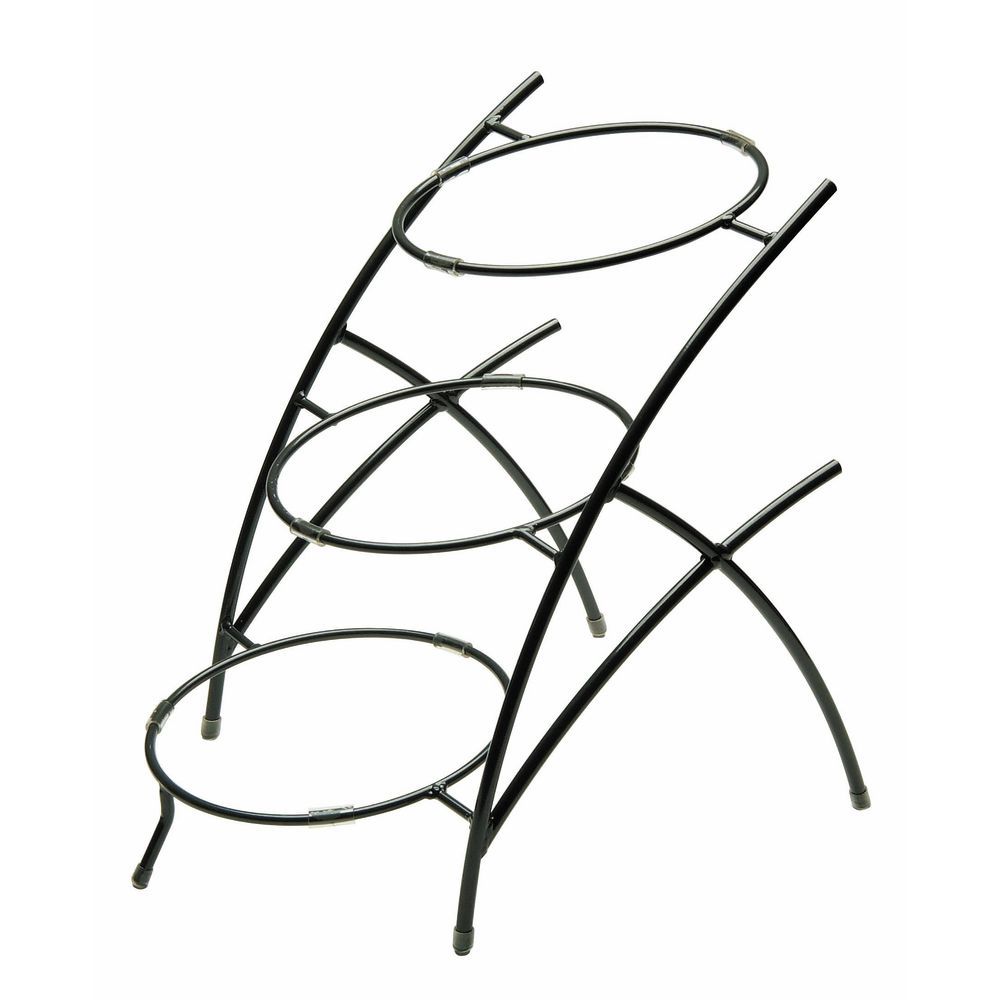 Expressly HUBERT® 3-Tier Black Wire Pitcher Rack -16"L x 8"D x 16"H