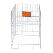 Small Wire Impulse Bin With Signs - 18"L x 18"W x 28"H