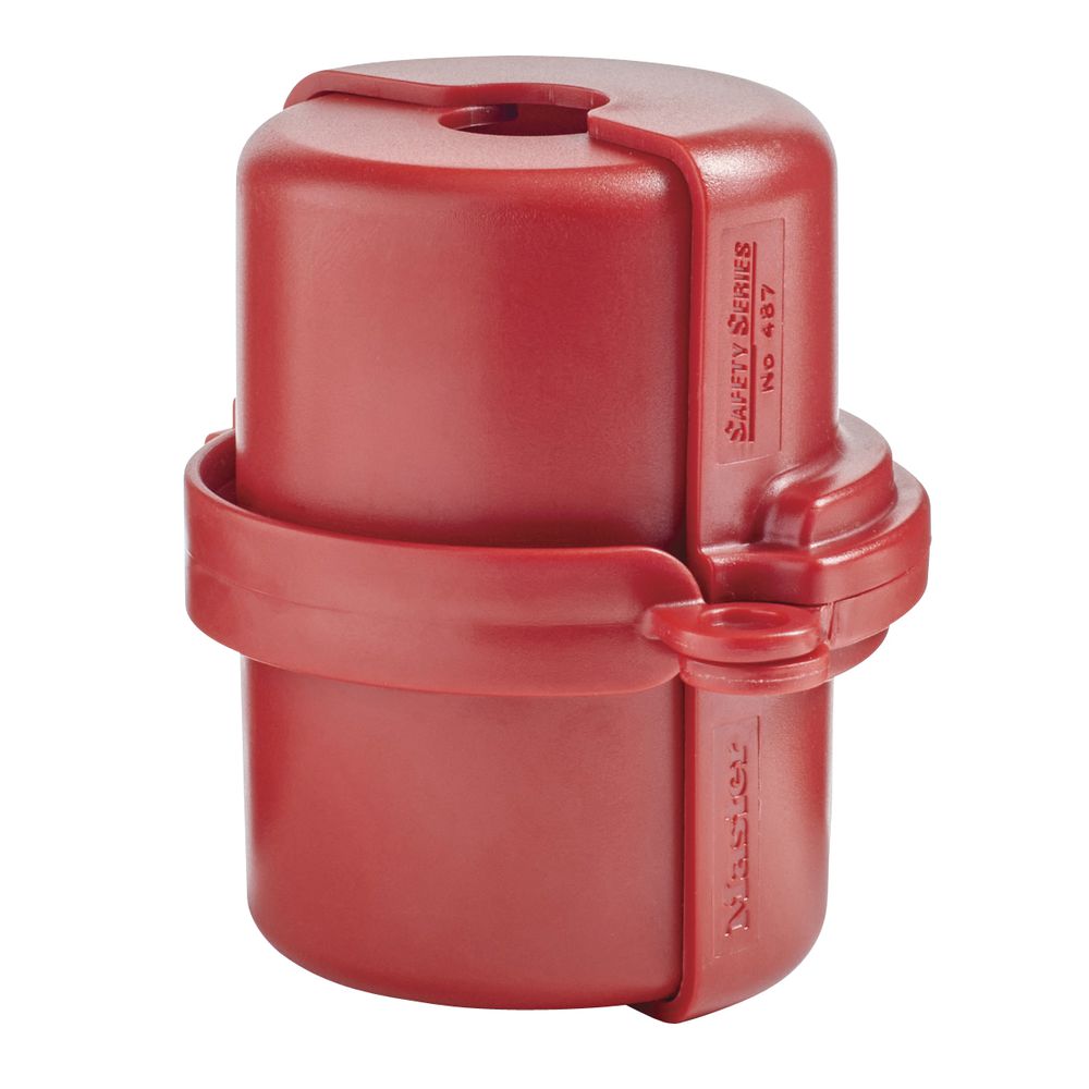 Master Lock® Plug Lockout Device, Small - 4"L x 4"W x 2 2/5"H